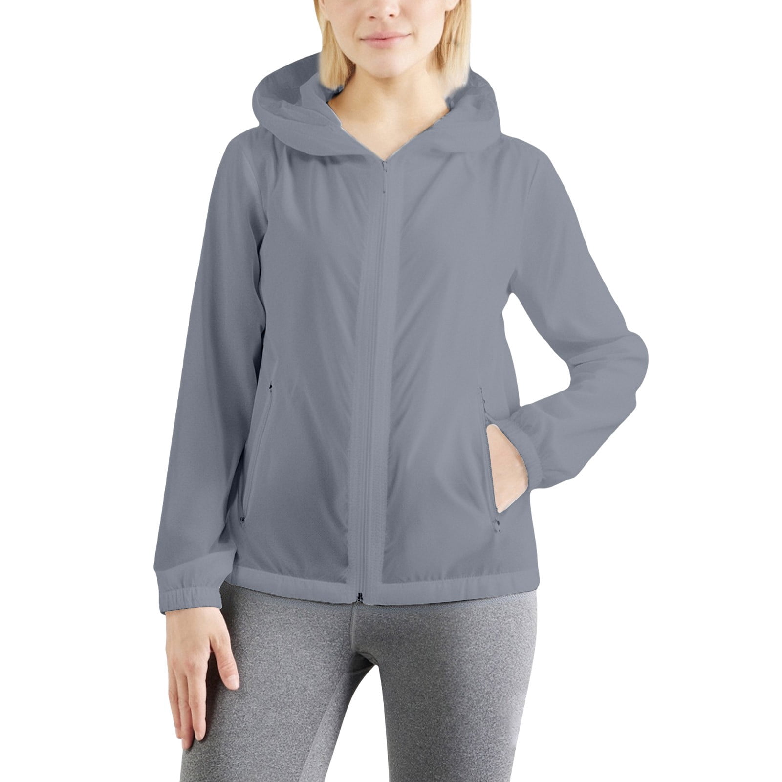 Sensestyle Womens Jacket, Women's Thin Coat Ice Oversized Hooded Spring ...