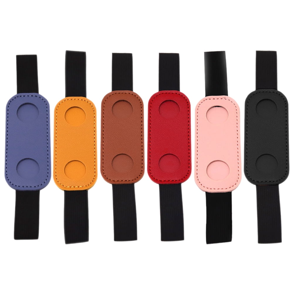 Senseth 6 Pcs Elastic Pen Holder for Notebook Removable Labels Bracket ...