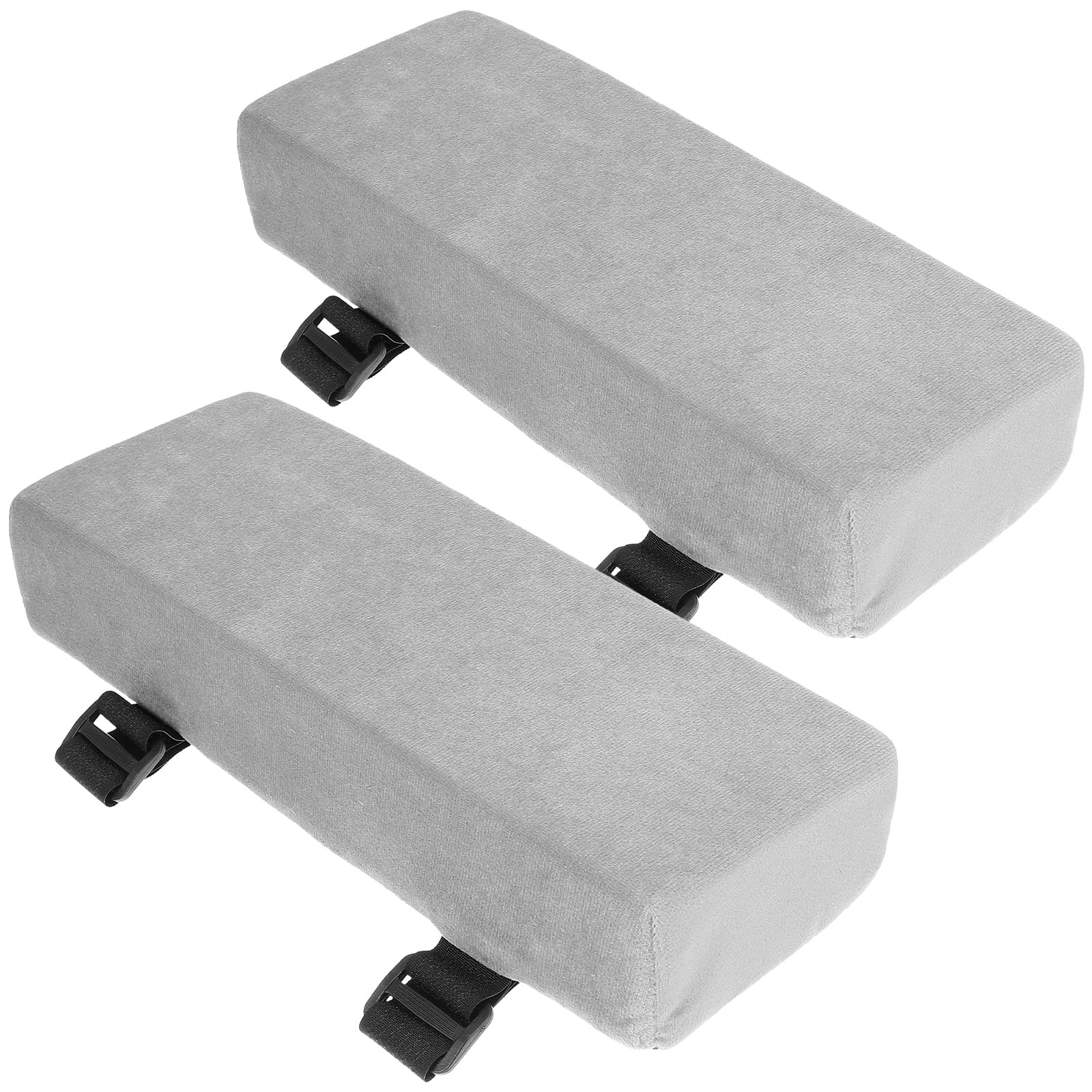 GOOHOCHY 1 Pair Black Lint Chair Arm Pads for Gaming Chair Accessories ...