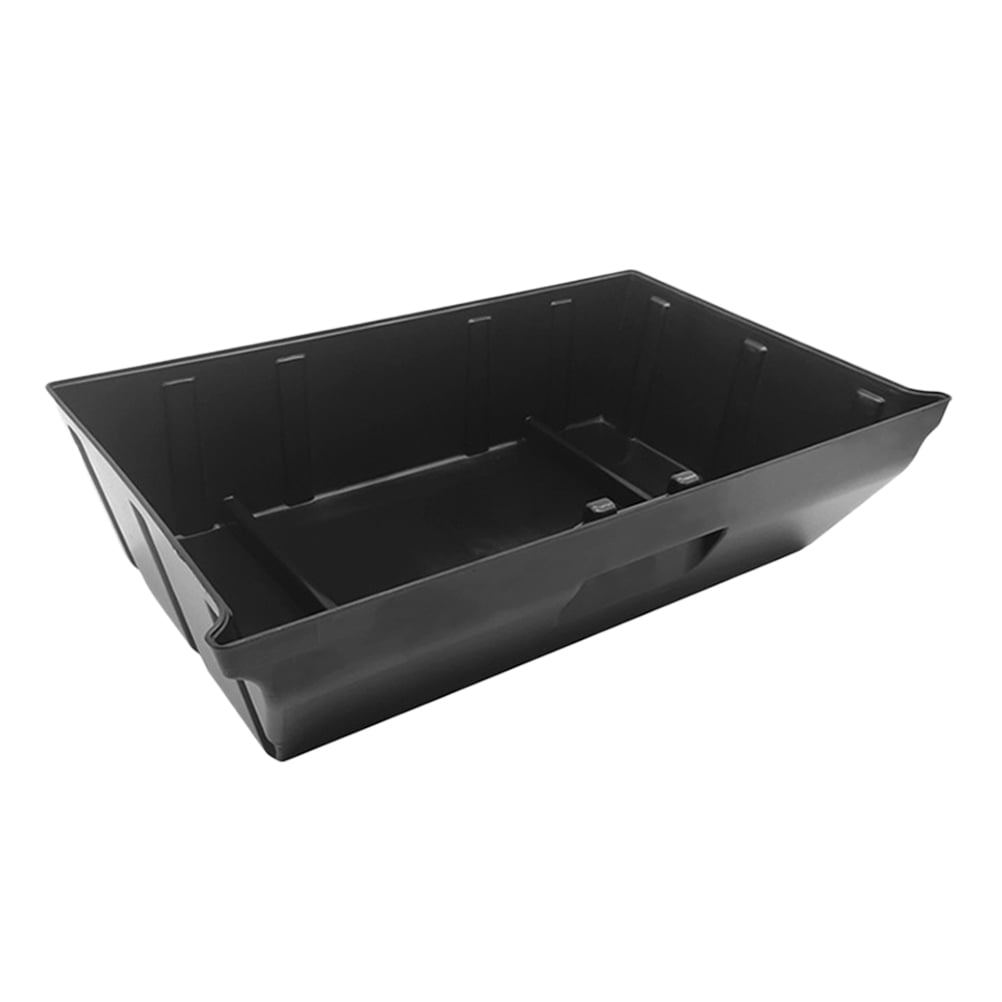 Sensethe 1 Pc Under Seat Organizer Car Drawer Box Black Flocking Car ...
