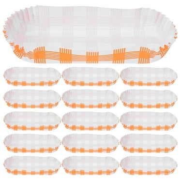 MT Products Plastic Hot Dog Container with Lid 6.5" x 2.75" x 2.6 ...