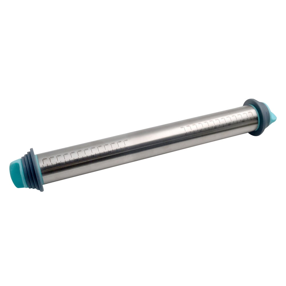 Sensethe 1Pc Stainless Steel Rolling Pin with Scale Thickness ...
