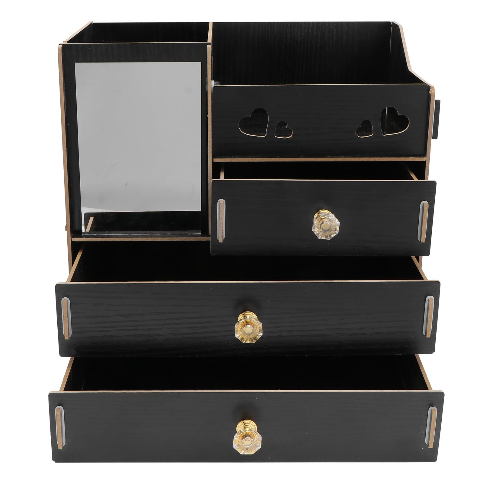 Sensethe 1pc Mirror Cosmetics Rack Tabletop Cosmetics Organizer ...