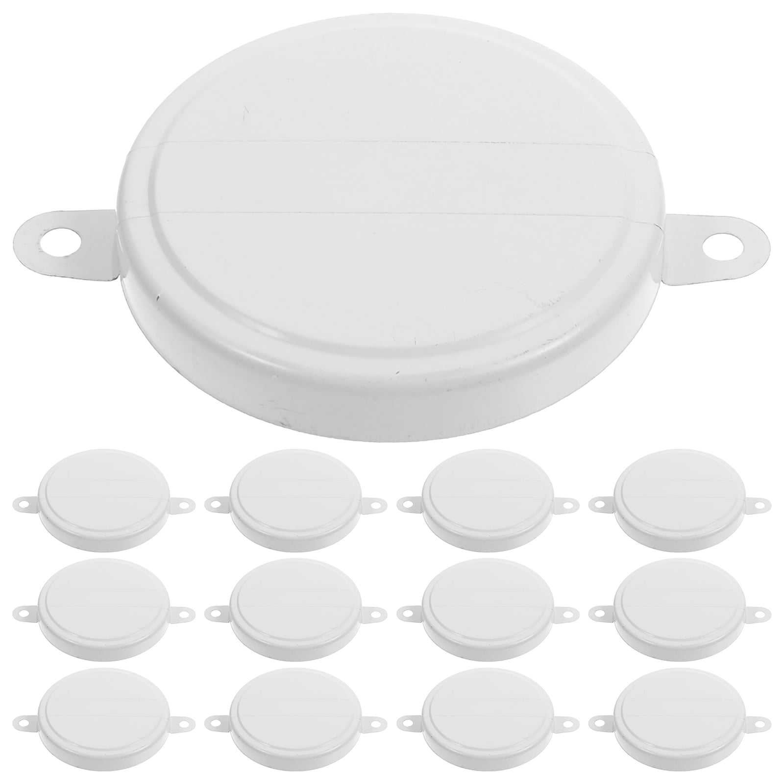 Sensethe 20 Iron Bung Caps for Oil Barrel with Gaskets - White ...