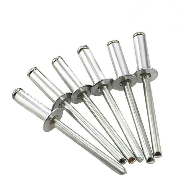 Sensethe 20 Pcs 4 x 13 mm Rivets Stainless Steel Rivet Set Riveter Tool ...