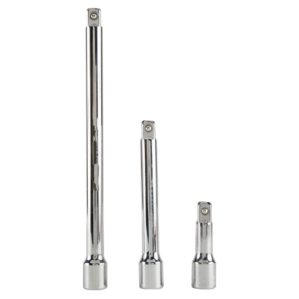 3 Piece Extension Bar Set 3/8 Drive Chrome-Vanadium Steel for Sliding ...