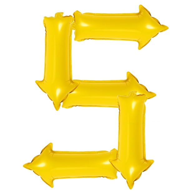 5pcs Party Balloon Set Way Guiding Arrow Balloon Birthday Party ...