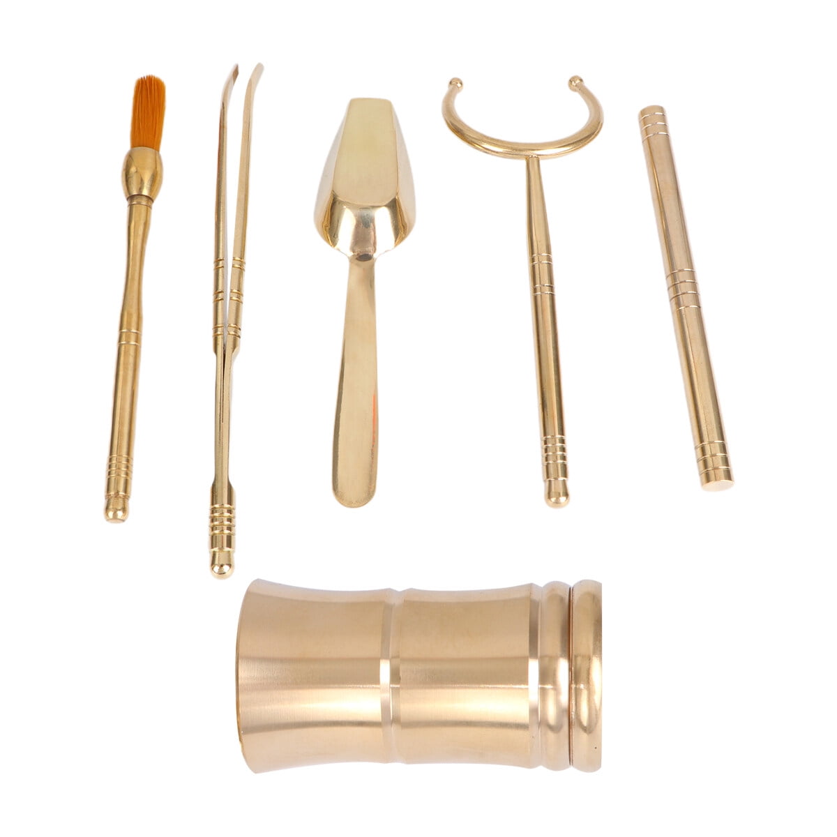 Sensethe 6 in 1 Tea Making Tool Kit 2 Section Bamboo Shape Chinese Kung ...