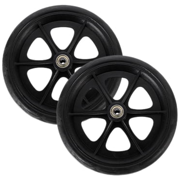 Healthline Bariatric Walker Wheels & Glides, 5 Inch, Universal ...