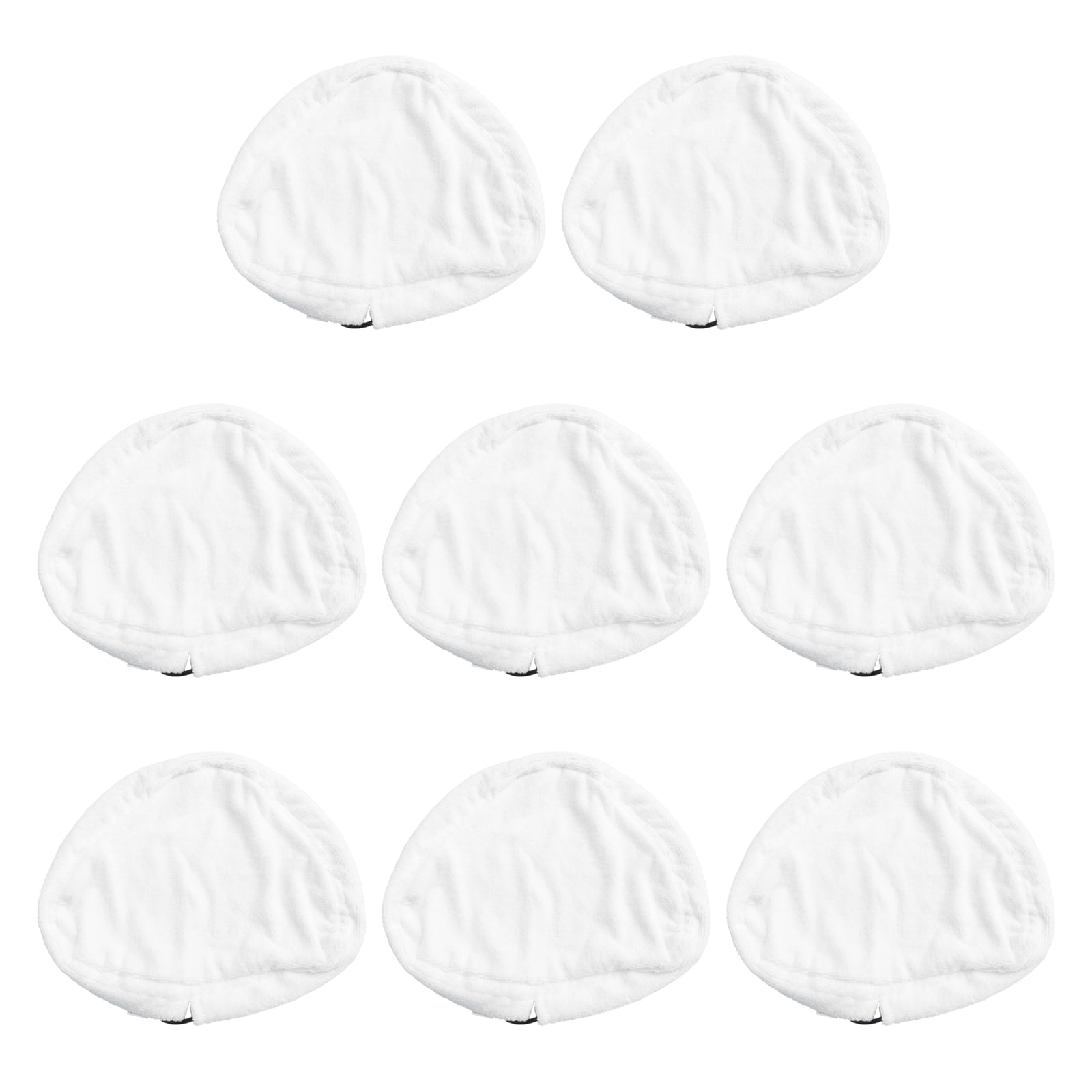 Sensethe 8Pcs Triangle Steam Mop Cleaning Pads White Washable Cloths ...