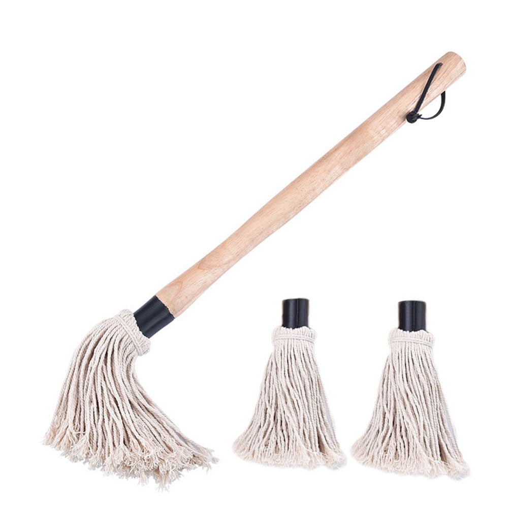GOOHOCHY Cotton Thread BBQ Brush for Kitchen Use with Long 19Inch ...