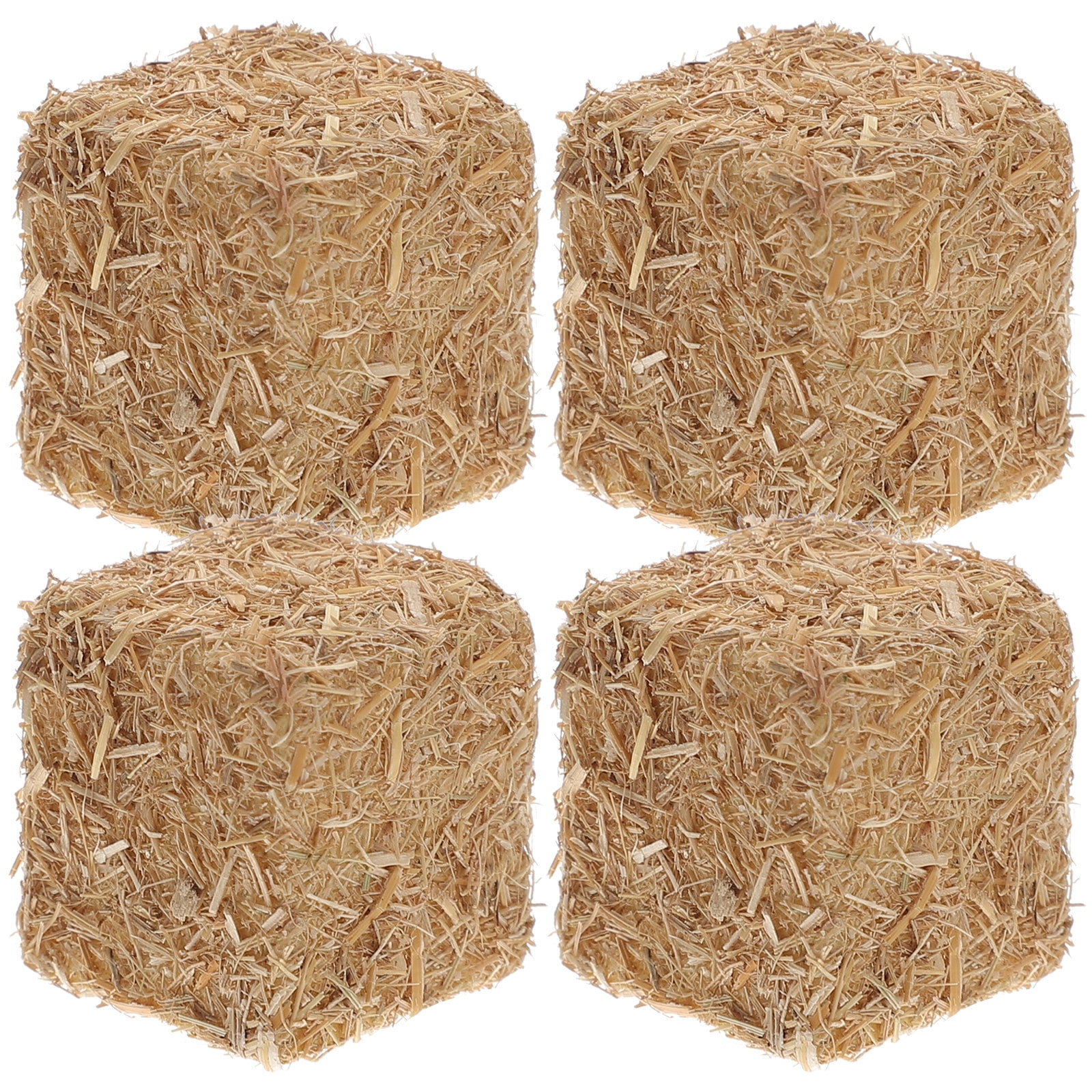 Sensethe Hemoton 4pcs Mini Haystack Decorations for Craft and Farm ...