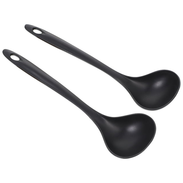 Sensethe Plastic Soup Ladle Spoon Set for Home Restaurant - Walmart.com