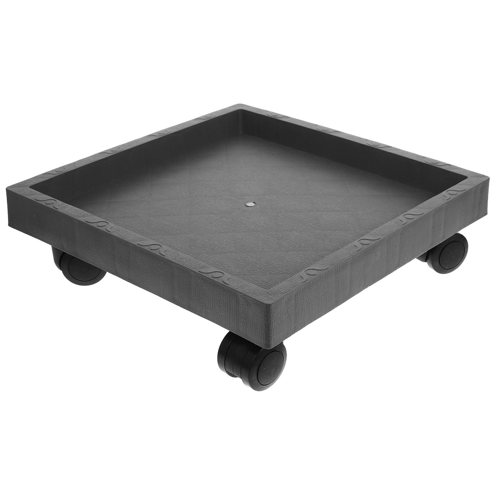 Sensethe Square Plant Caddy with Wheels - Heavy Duty Flower Pot Roller ...