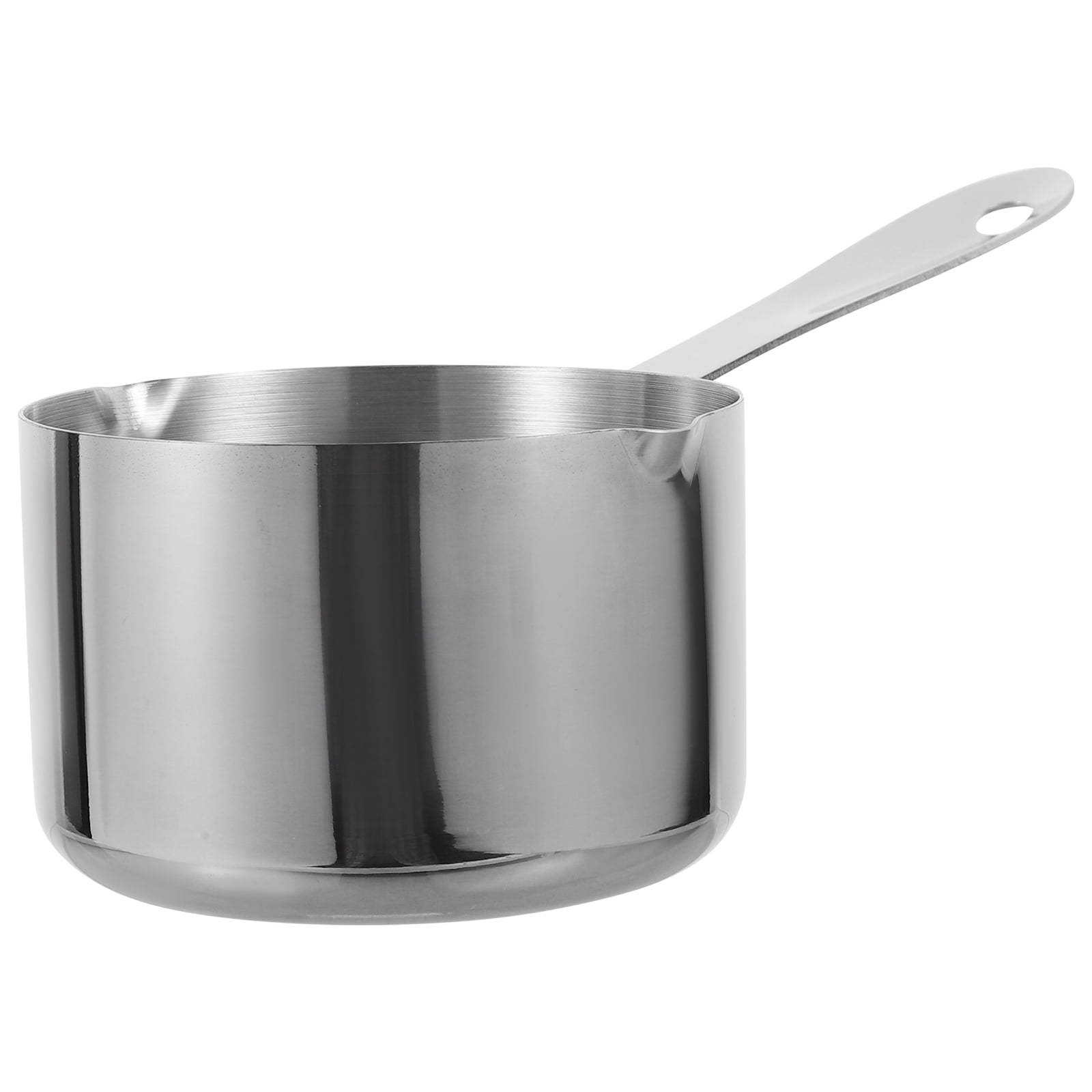 Sensethe Stainless Steel Saucepan with Pour Spout and Handle - 10cm ...