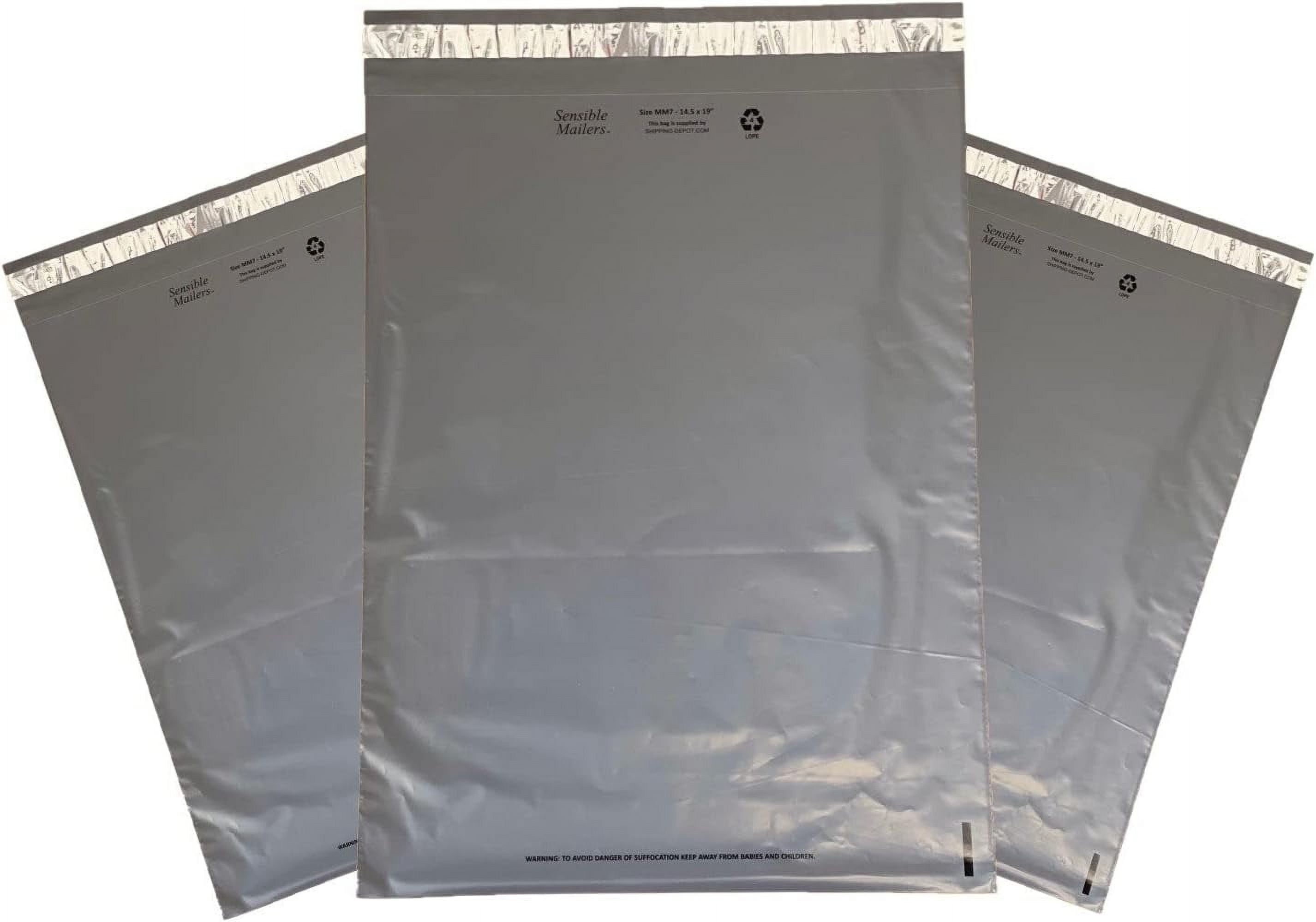 Sensible Mailers – 3,000 Pack of 9x12” Fully Recycled Poly Mailers Grey ...