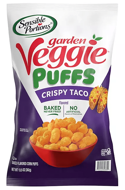 Sensible Portions Garden Veggie Taco Puffs, 13.5 oz. - Walmart.com