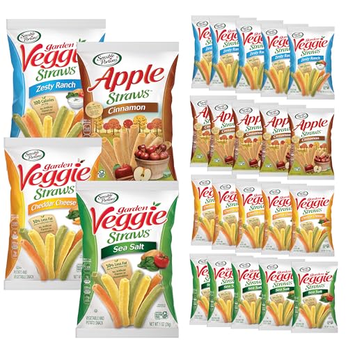 Sensible Portions Veggie Straws Multi-Pack, Gluten-Free Chips ...