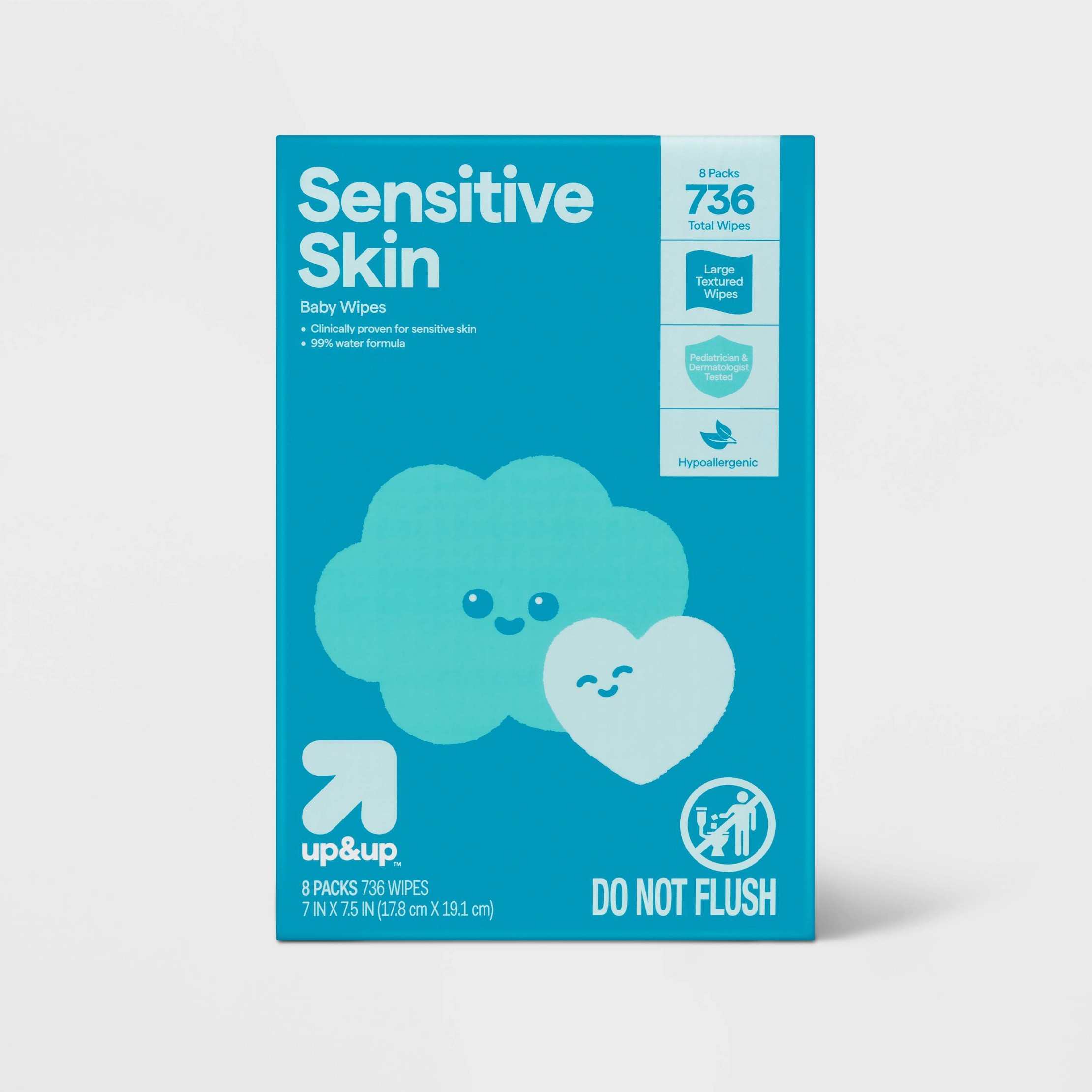Sensitive Baby Wipes - 8pk/736ct - Walmart.com