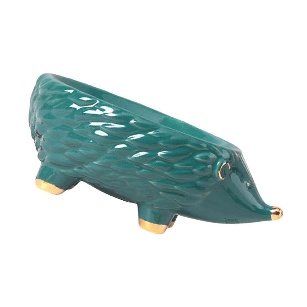 Sensitive Drain Hedgehog Soap Box Holder for Counter Home Decor ...