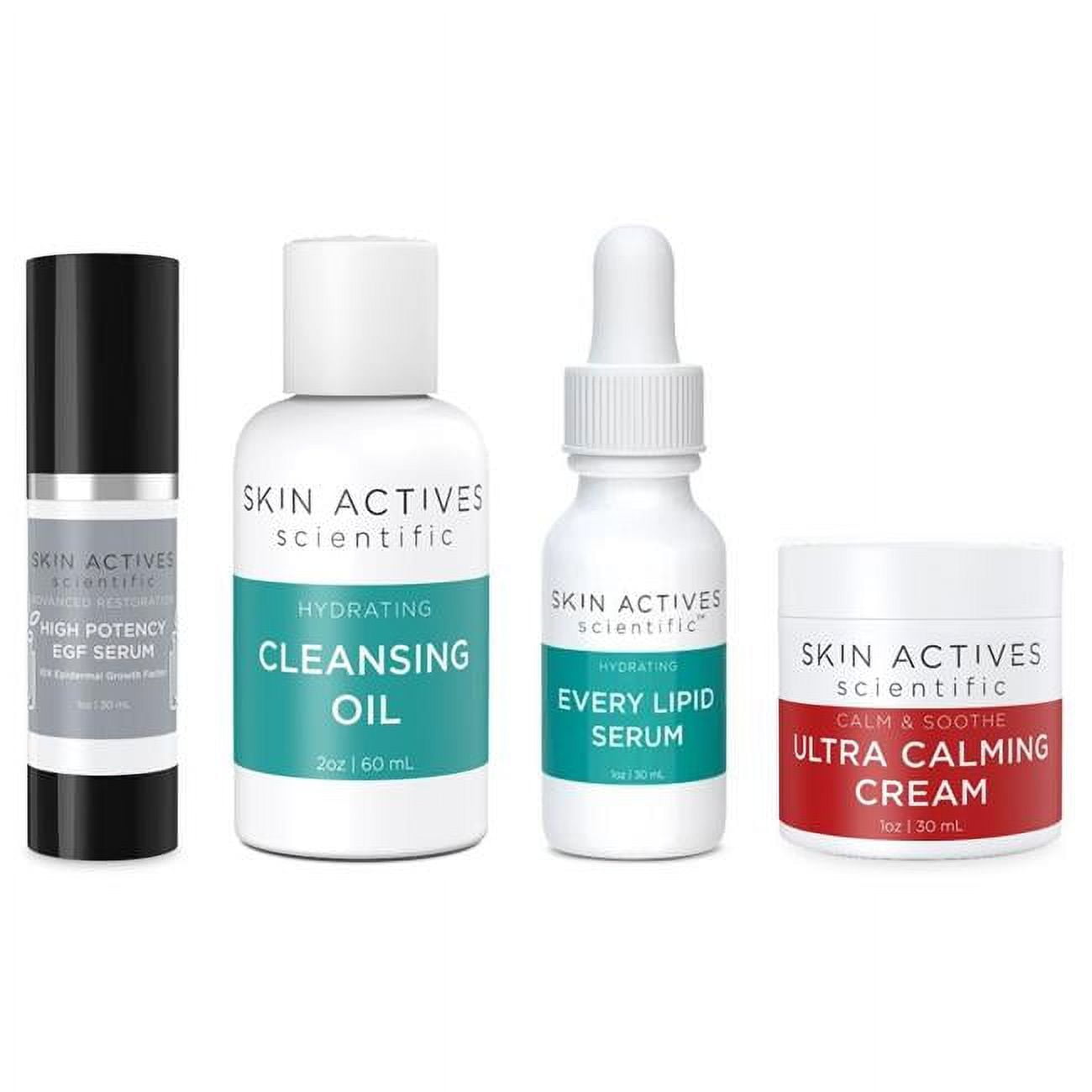 Sensitive Skin Bundle - High Potency EGF Serum, Cleansing Oil, Every Lipid Serum, Ultra Calming ...