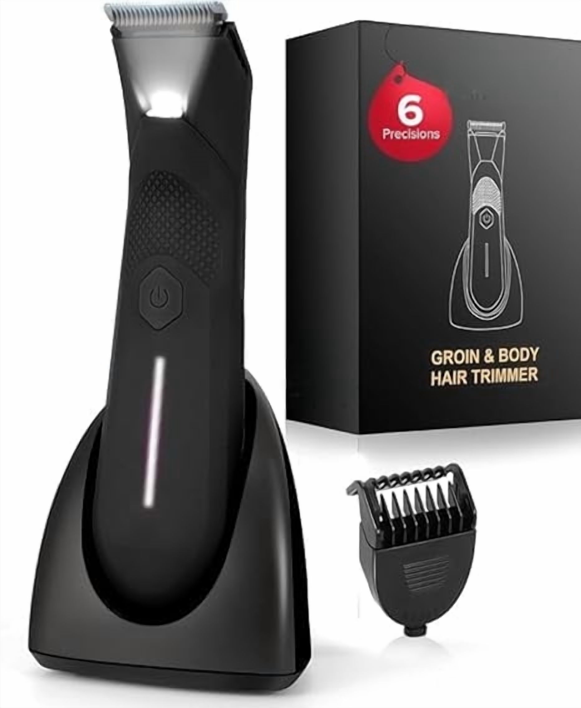 Sensitive Skin Personal Pubic Hair Trimmer for Women and Men, Electric ...