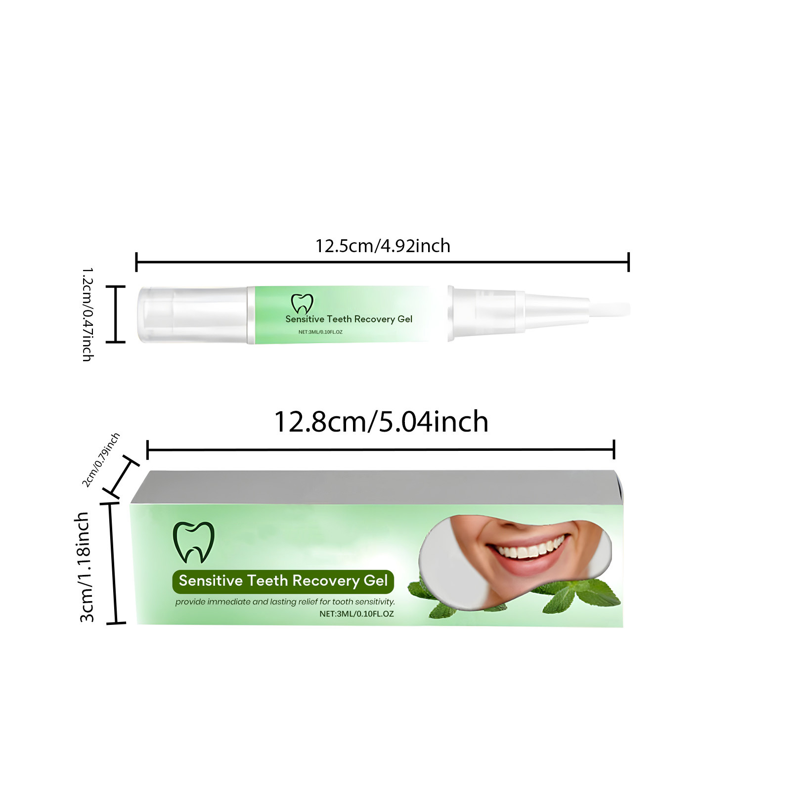 Sensitive Teeth Care Gel Toothpaste,Fresh Breath Solution,Reduces ...