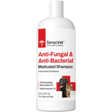 SensoVet Anti-Fungal Medicated Shampoo, Anti-Bacterial Dog and Cat Wash ...