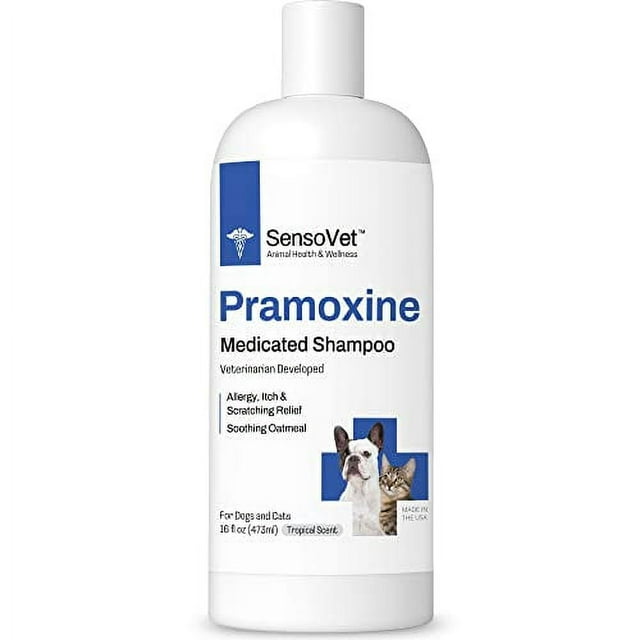 SensoVet Pramoxine with Oatmeal Shampoo for Dogs, Cats, and Horses ...