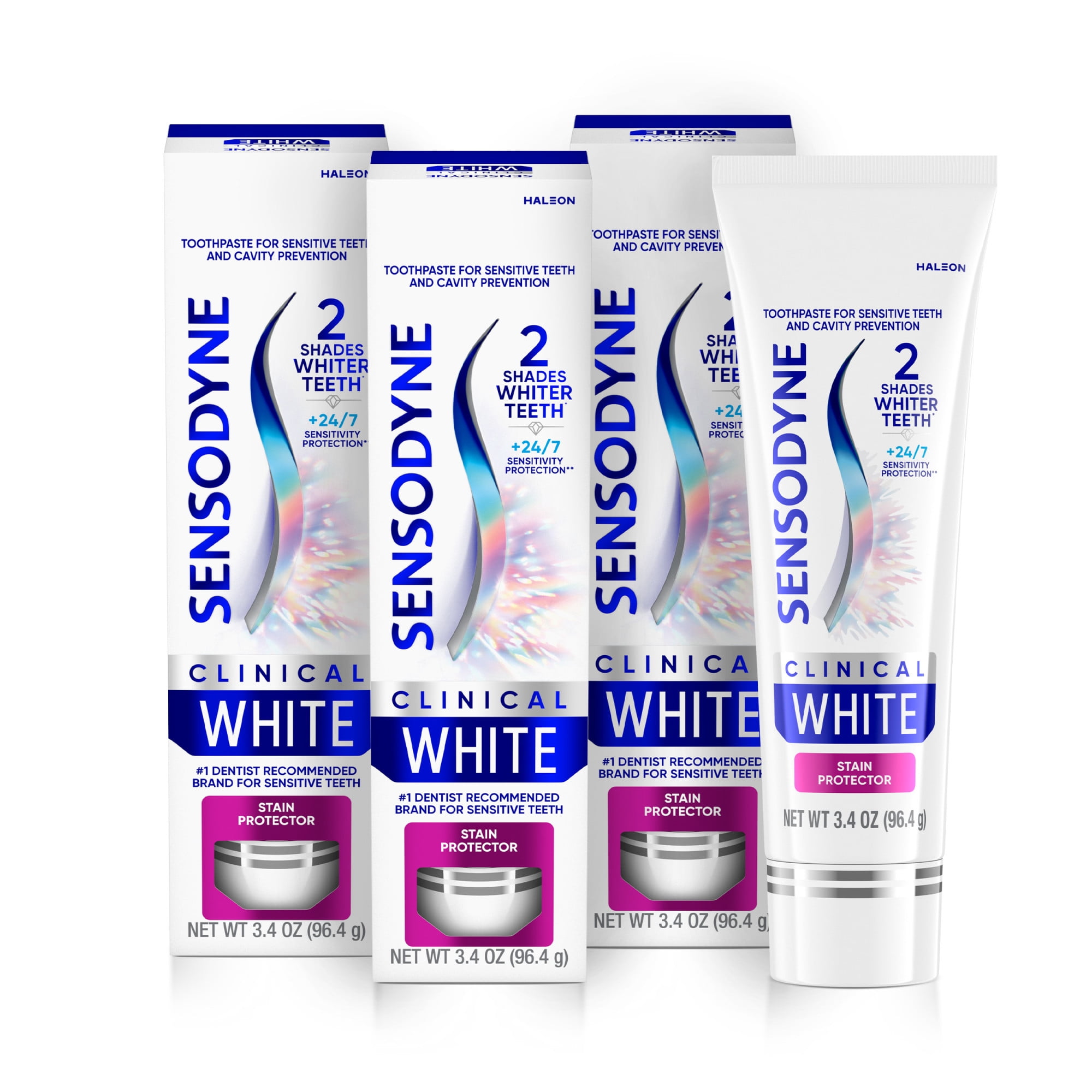 Sensodyne Clinical White Toothpaste Clinically Proven Whitening for ...