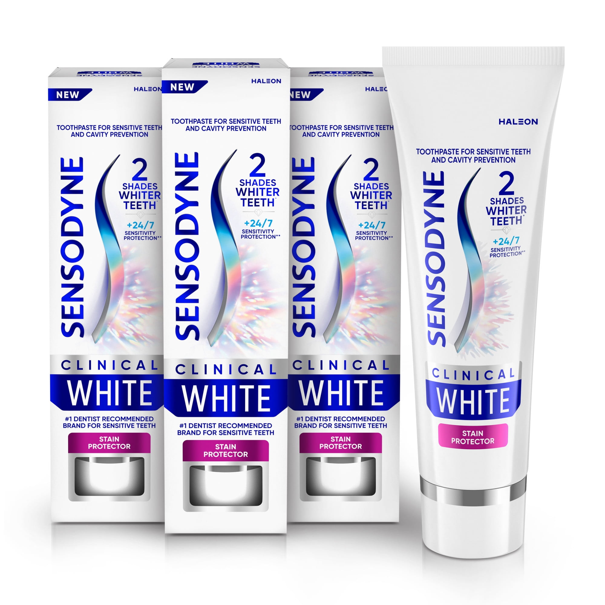 Sensodyne Clinical White Toothpaste Clinically Proven Whitening for ...