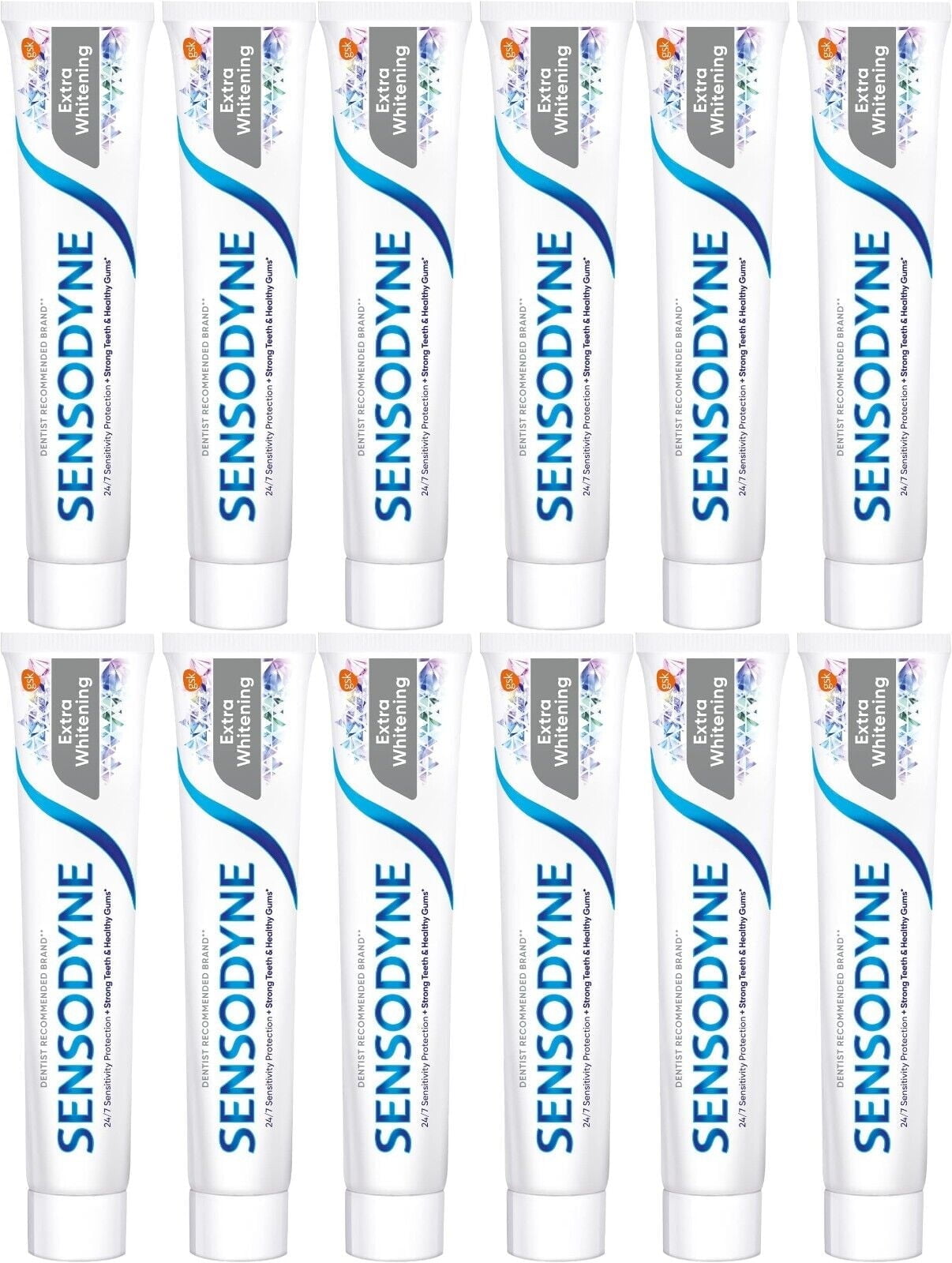 Sensodyne Extra Whitening Toothpaste Sensitive Teeth Whitening - 2.5 ...