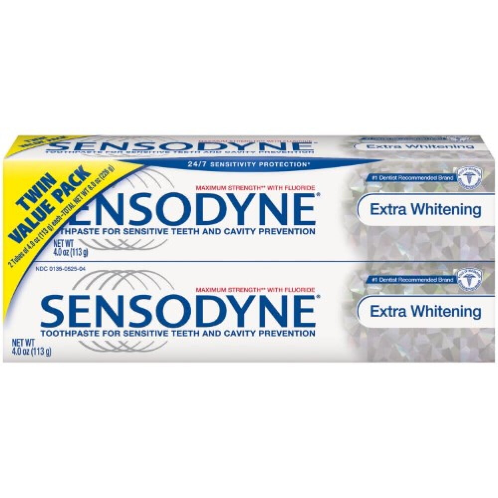 Sensodyne Extra Whitening Toothpaste Twin Pack (Pack of 24) - Walmart.com