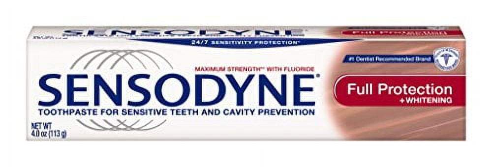 Sensodyne Full Protection Plus Whitening Toothpaste 4 oz Each - Walmart.com