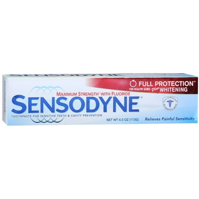 Sensodyne Full Protection Plus Whitening Toothpaste 4 oz (Pack of 2 ...