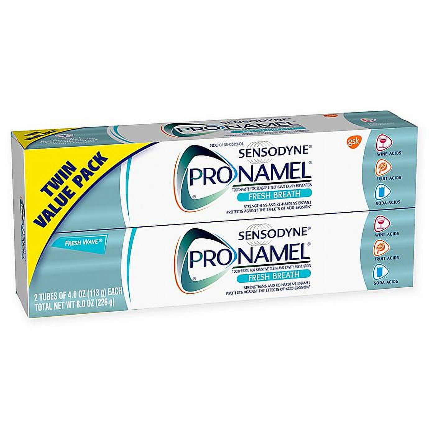 Sensodyne® Pronamel® 2-pack 4 Oz. Fresh Breath Fluoride Toothpaste ...
