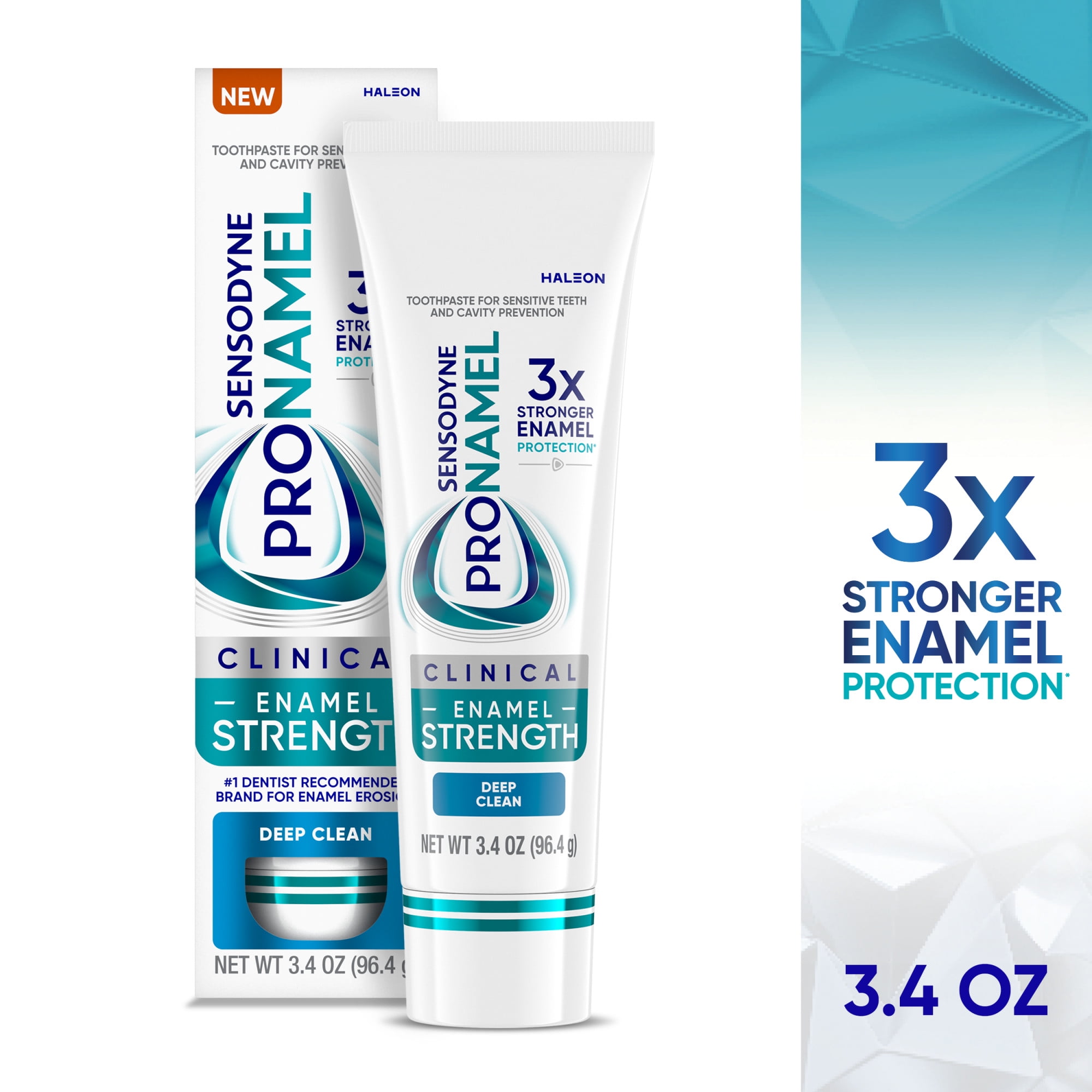 Sensodyne Pronamel Clinical Enamel Strength Deep Clean, 3.4 oz ...