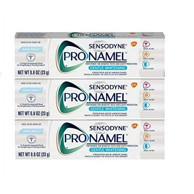 Sensodyne Pronamel Toothpaste, Gentle Whitening, Alpine Breeze Travel ...