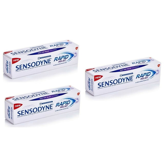 Sensodyne Rapid Relief Mint Toothpaste for Fresh Clean & Sensitive ...