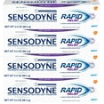 Sensodyne Rapid Relief Sensitive Toothpaste, Mint, 3.4 Oz Pack of 4 ...