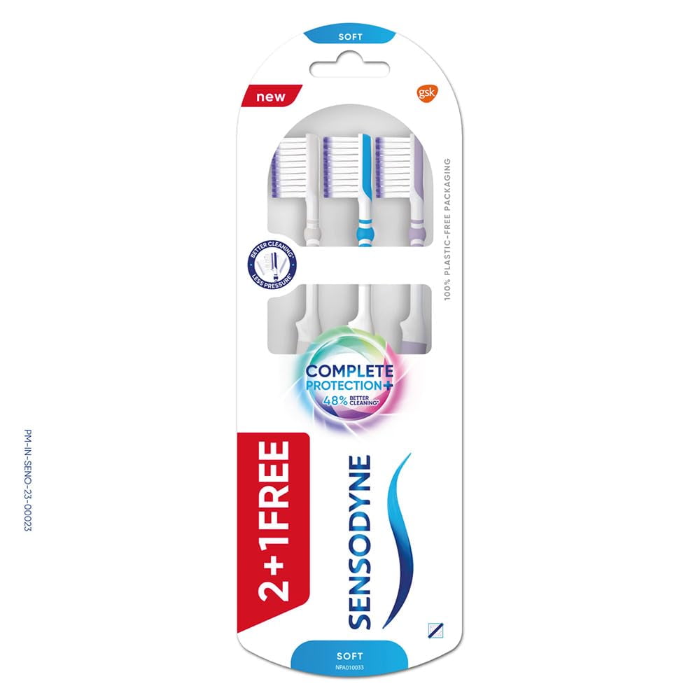 Sensodyne Toothbrush: Complete Protection+ Toothbrush With Flexible ...