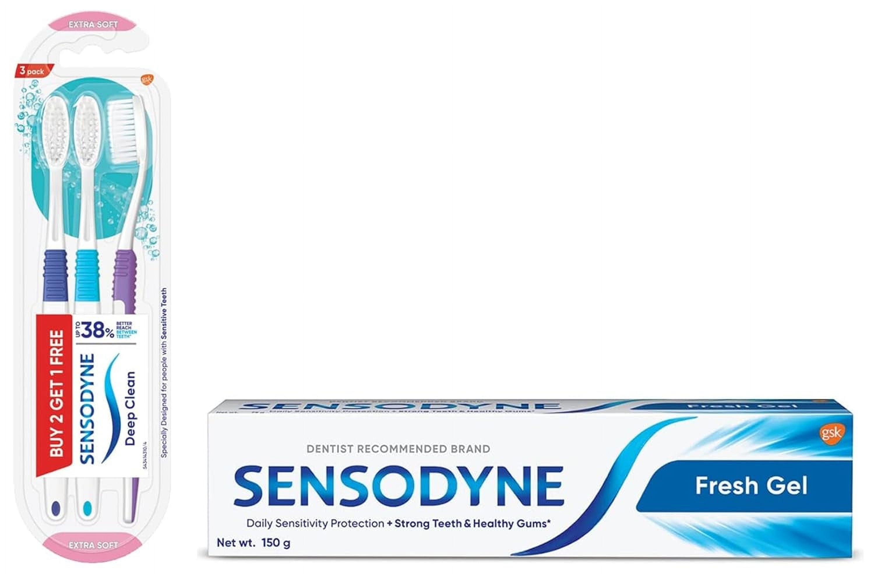 Sensodyne Toothpaste Fresh Gel, Sensitive tooth paste for daily ...