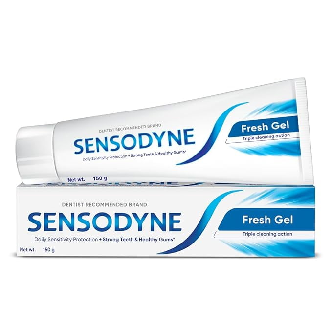 Sensodyne Toothpaste: Fresh Gel Sensitivity Relief Toothpaste for ...