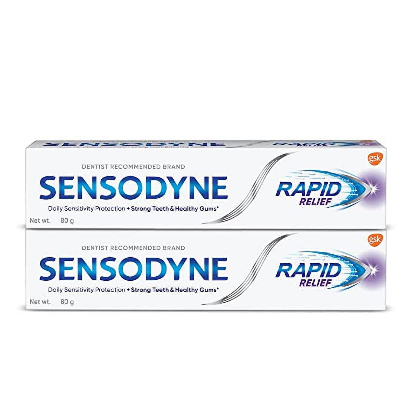 Sensodyne Rapid Relief Toothpaste, Sensitive Teeth Protection, 160g ...