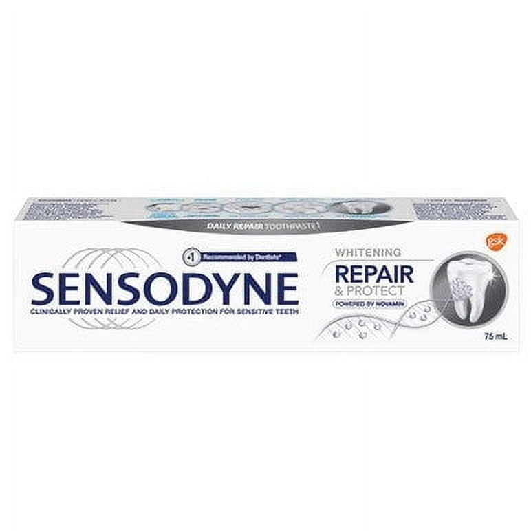 Sensodyne with Novamin, Whitening, Repair & Protect 75mL (Canadian ...
