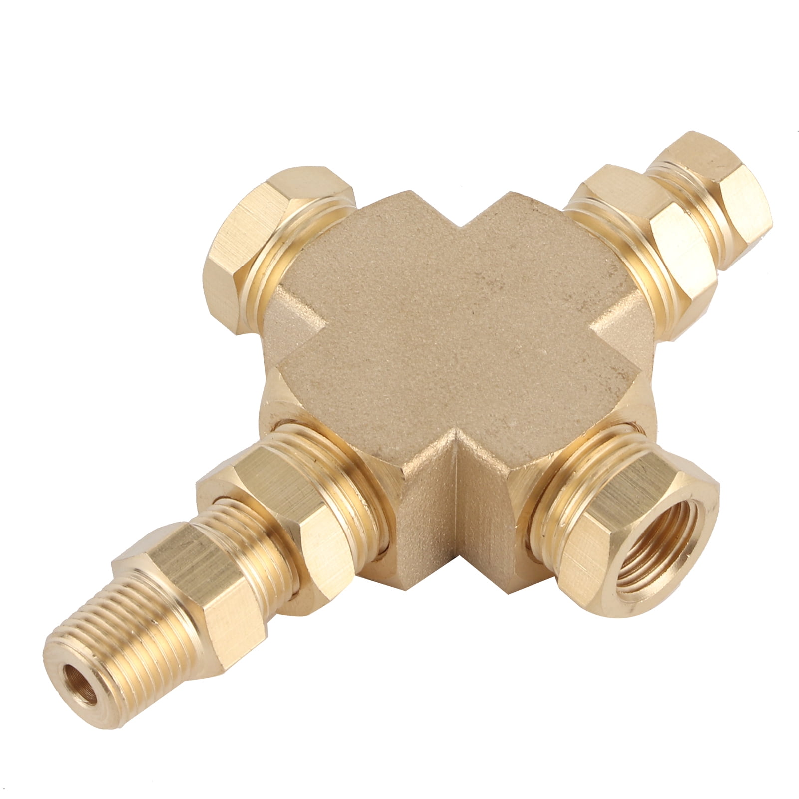 Sensor Adapter Distributor Oil Pressure Temperature Connector 1/8in‑27 ...