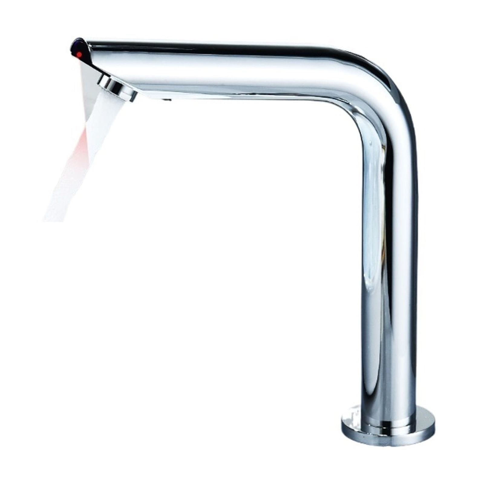 Sensor Basin Faucet Chrome Deck Mounted, Automatic Inflated Water Mixer ...
