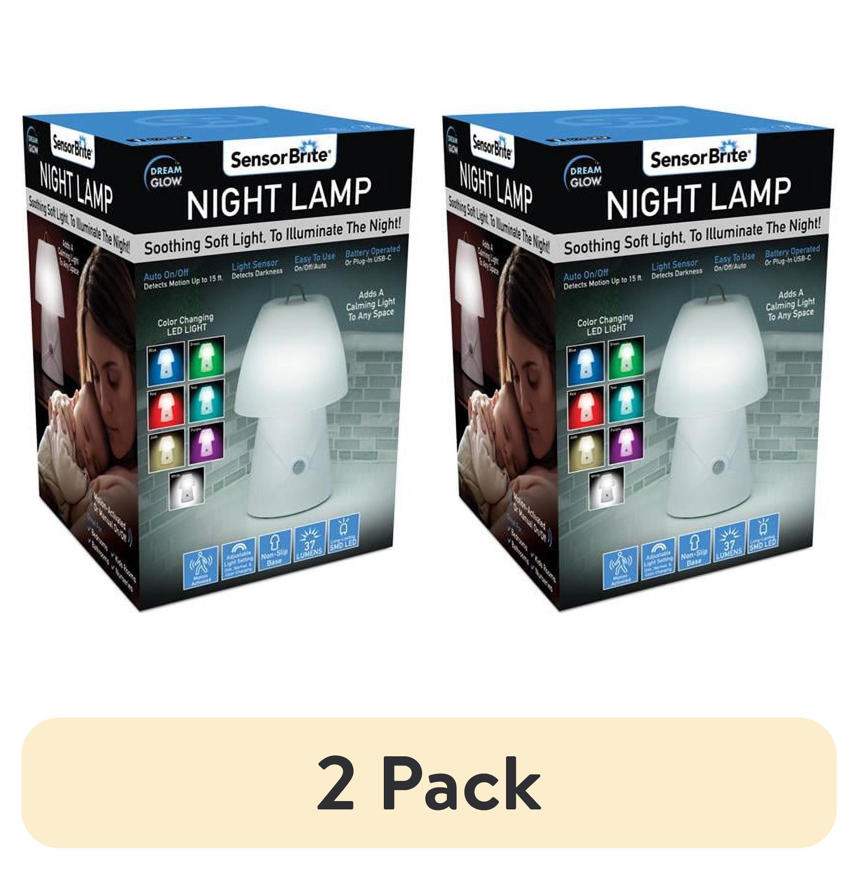 (2 pack) Sensor Brite Dream Glow Color Changing Night Light Lamp 1 pk ...