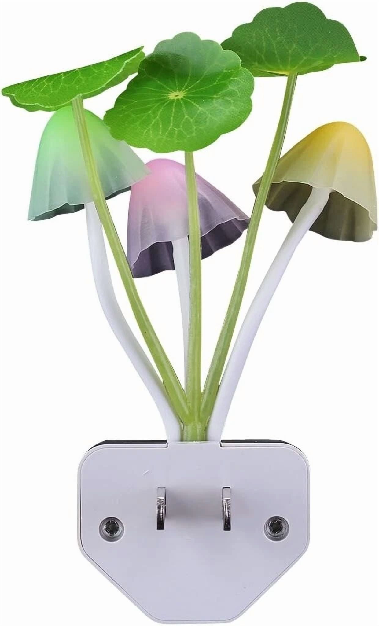 Sensor Led Night Light, Color Changing Plug-In Led Mushroom Dream Bed ...