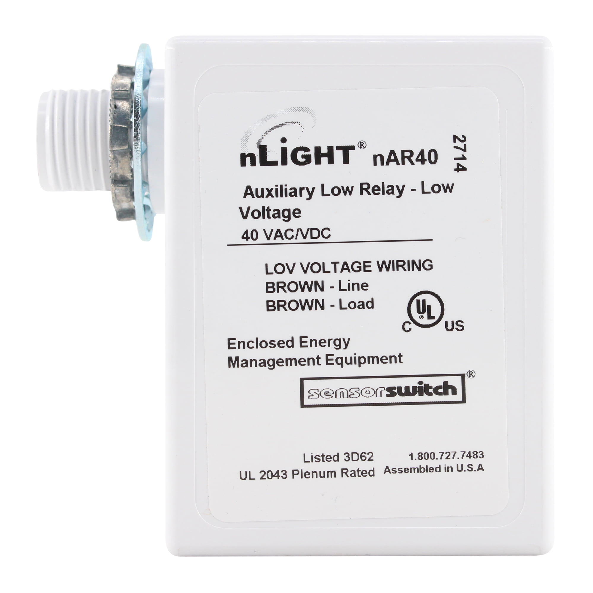 Sensor Switch nAR40 nLight Low Voltage Auxiliary Relay Power Pack, 40-VAC/VDC - Walmart.com